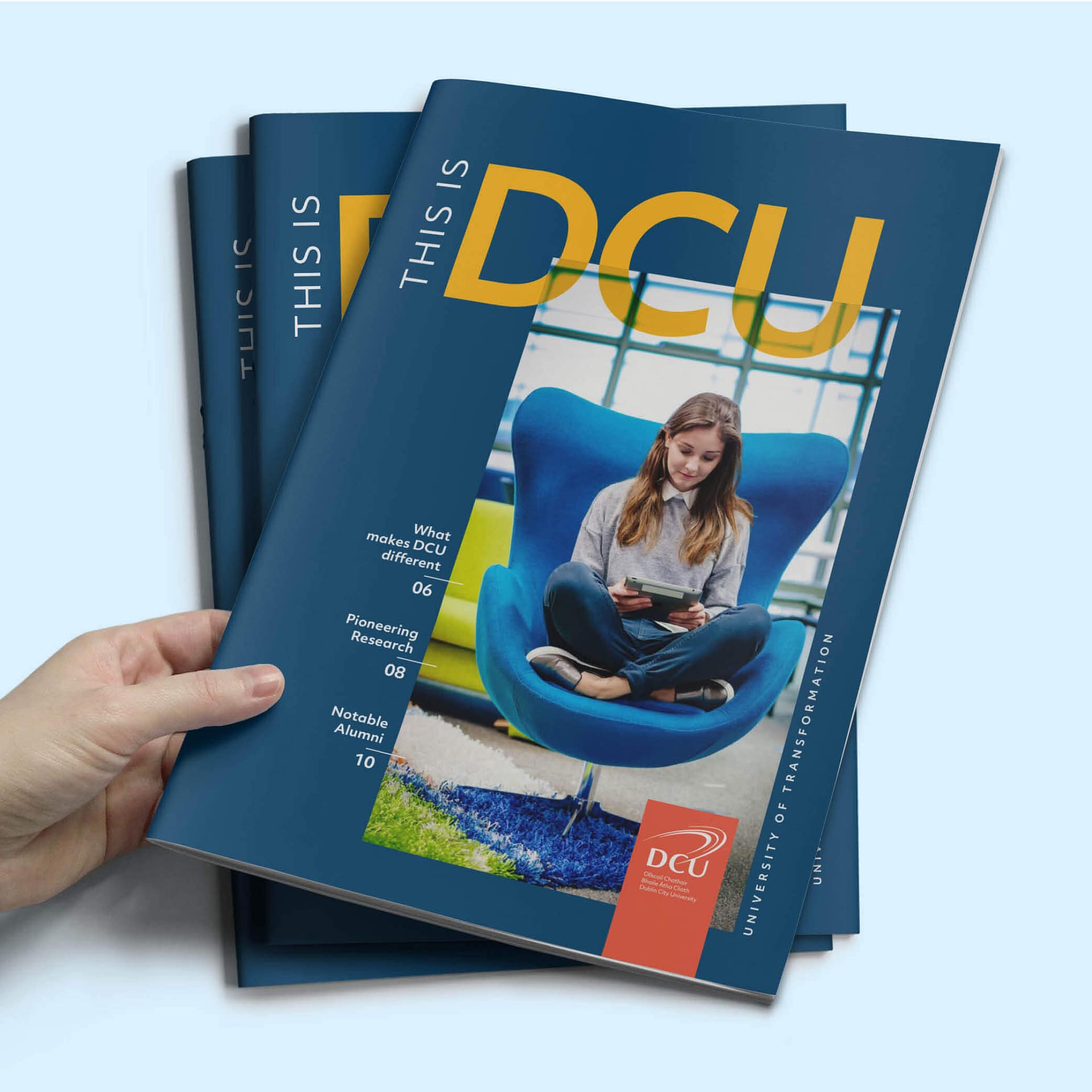 Student Prospectus - Graphic Design for DCU - Mel Gardner